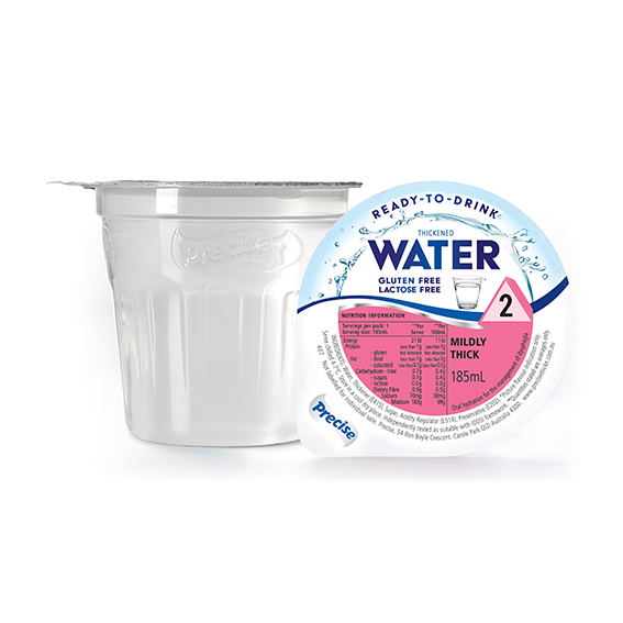 Precise Water Mildly Thick/Level 2 185ml Dysphagia RTD - Ctn 24 – Happy ...