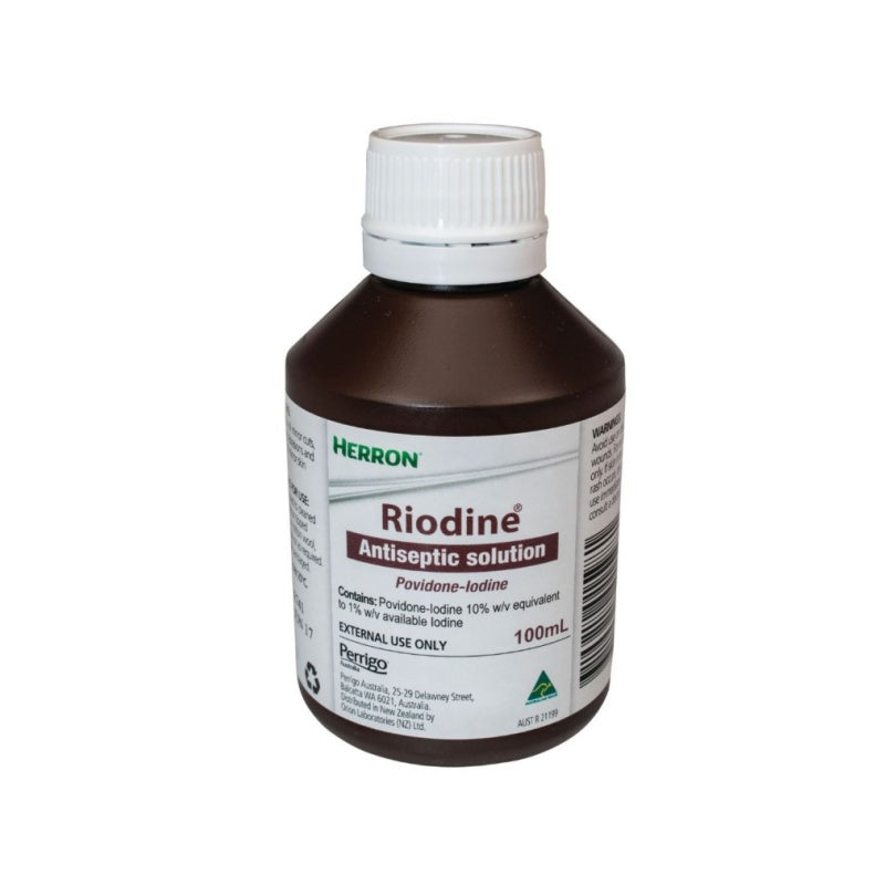 Riodine Antiseptic Solution 10% 100ml – Happy Healthcare